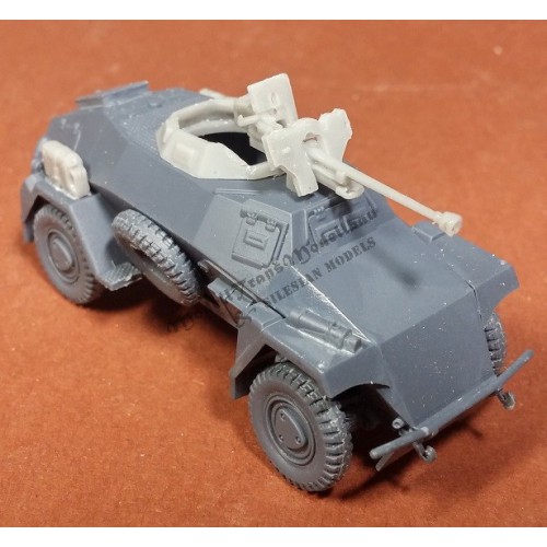 SdKfz 221 with 2,8 cm Panzerbüchse 41. Conversion for FtF.