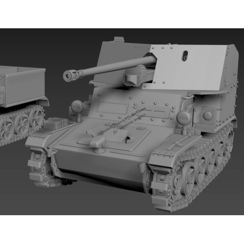 Pz.Sfl.Ia 5cm PaK 38 auf gep. Mun.Schlepper