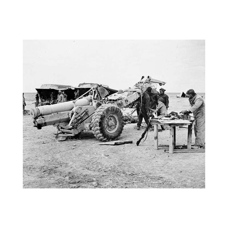 6 inch howitzer 26 cwt. BEF & Afrika.