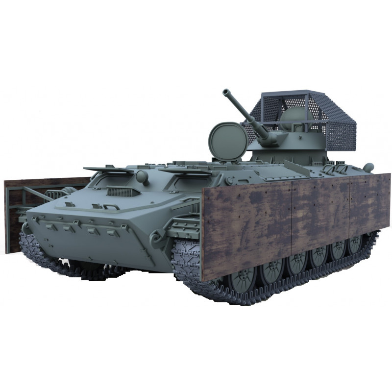 MT-LB with BMP-1 turret