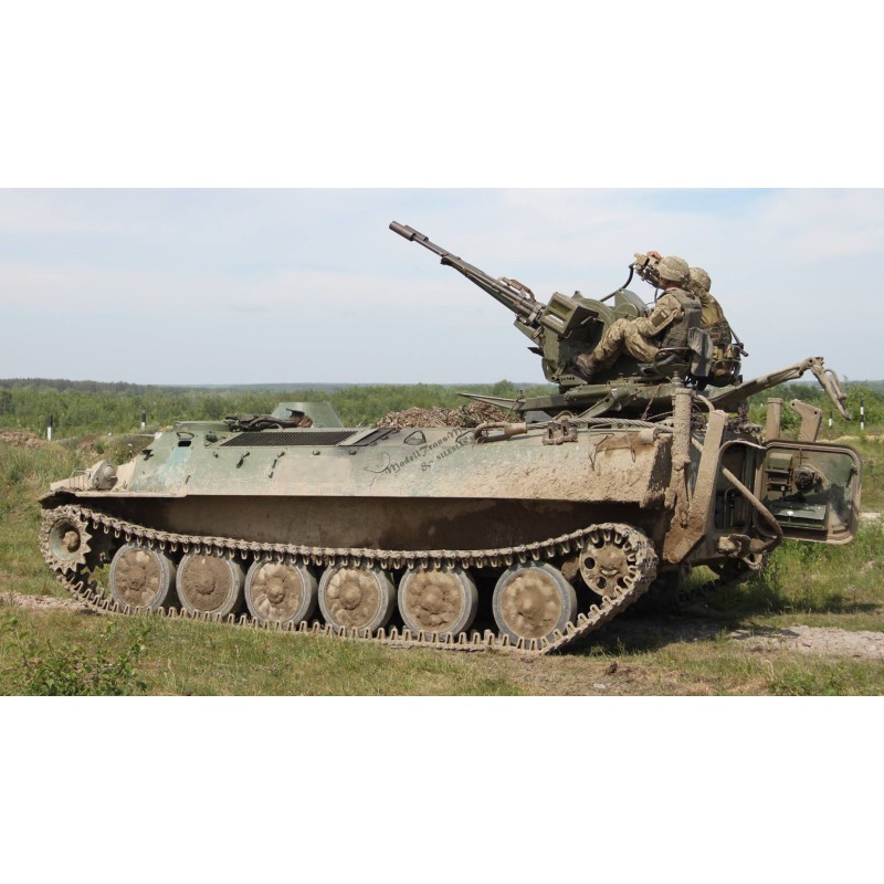 MT-LB with ZSU-23-2